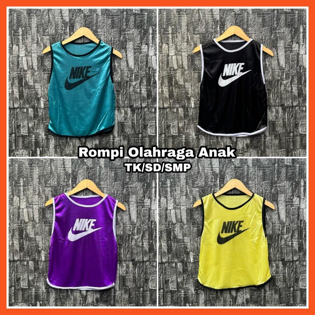 Jual Rompi olahraga sepak bola futsal anak SD SMP Rompi bola anak ...