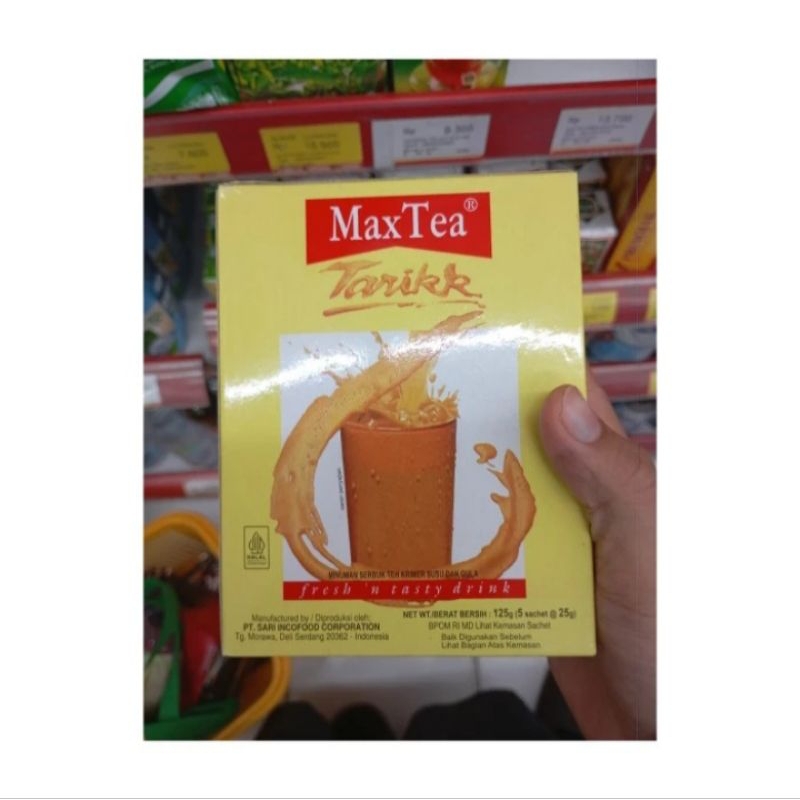 Jual MAX TEA TARIK ISI 5 SACHET @5 PAK | Shopee Indonesia