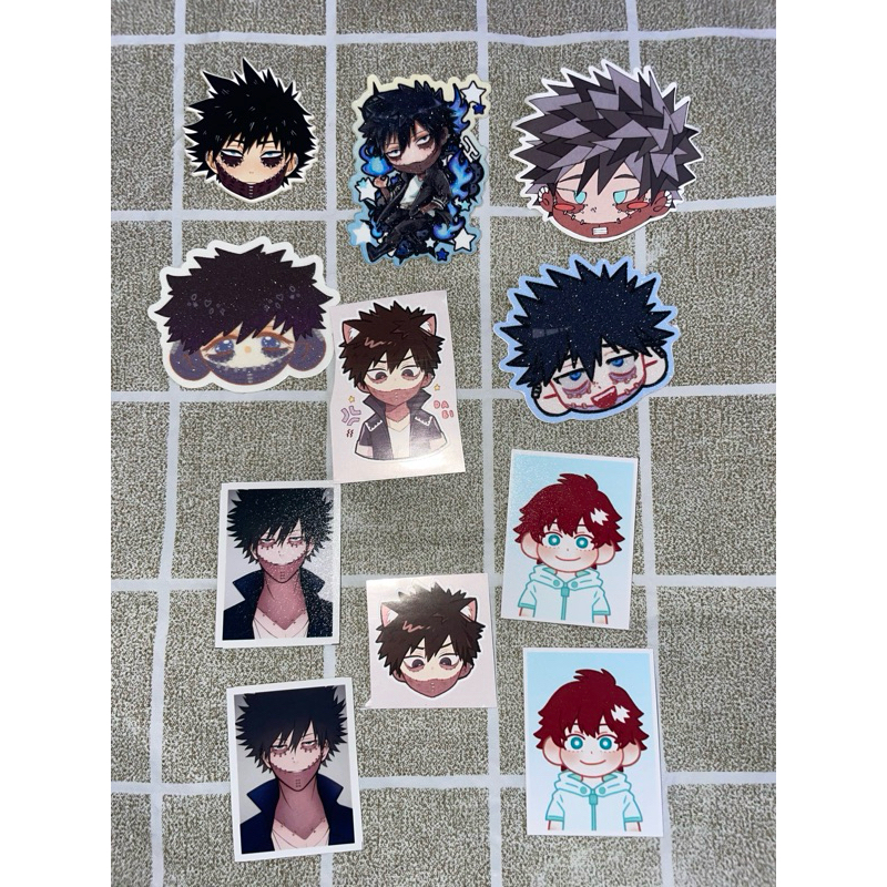 Jual set stiker dabi my boku no hero academia photo id touya todoroki ...