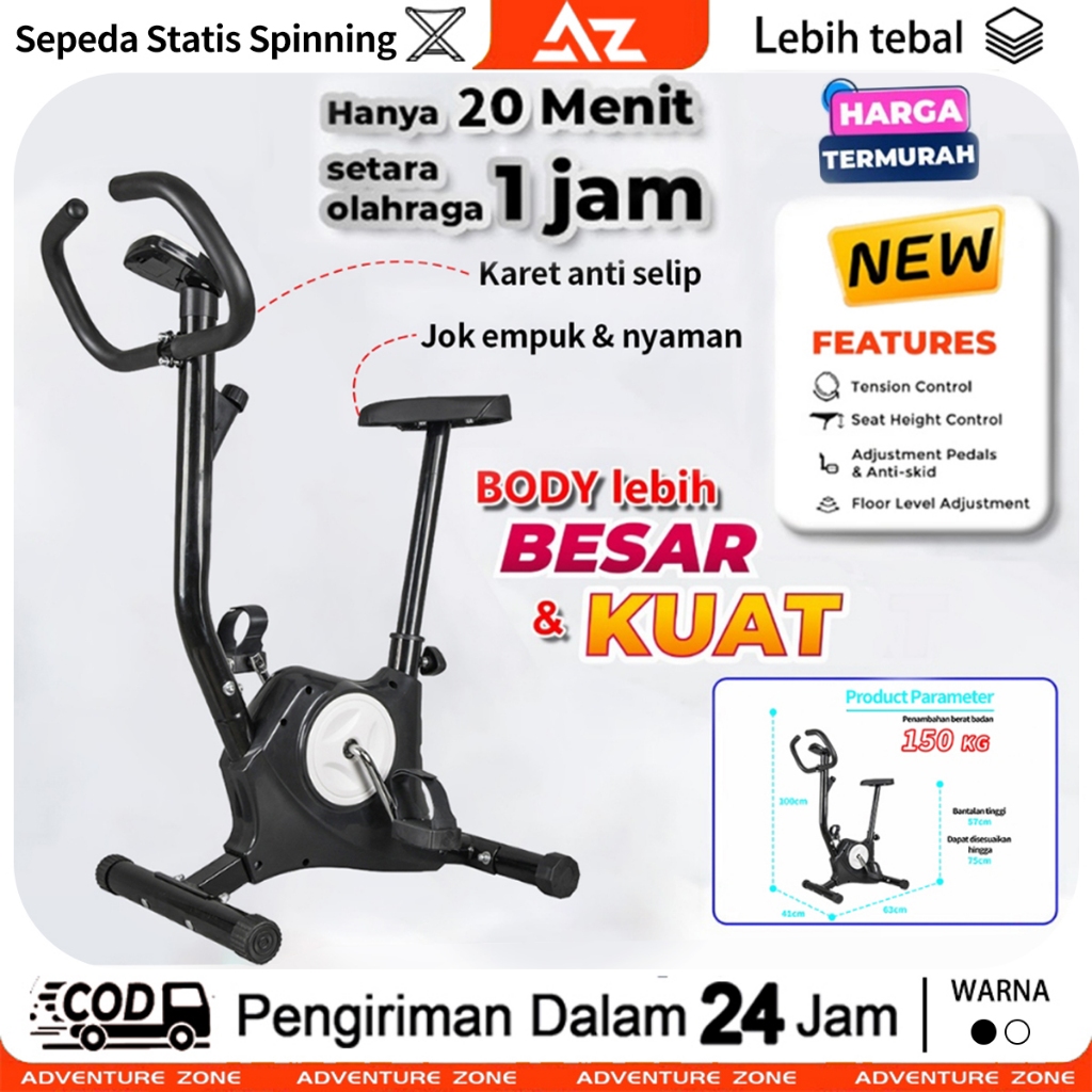 Jual Sepeda Statis Exercise Bike Excercise Bike Belt Bike Sepeda ...