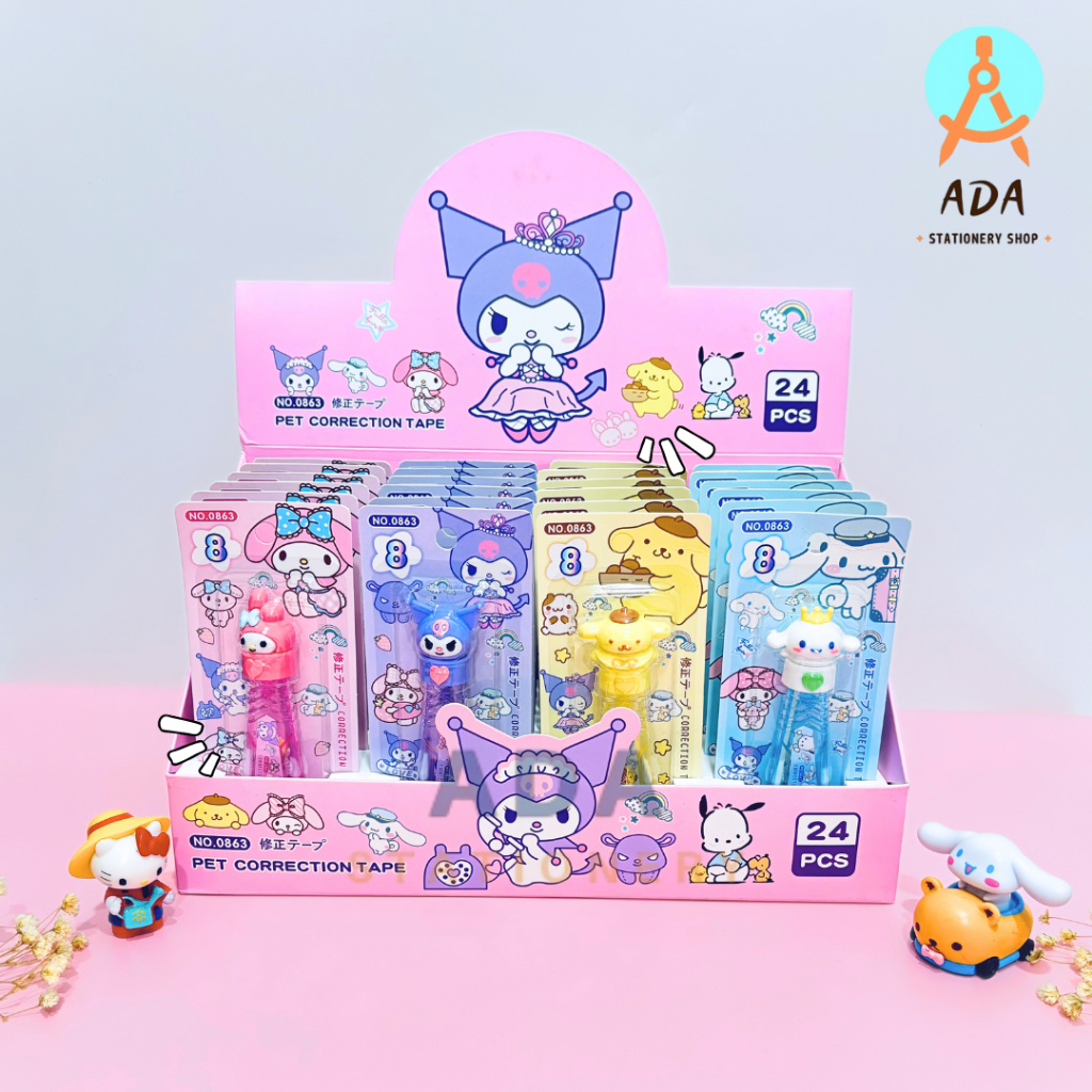 Jual (1PC) CORRECTION TAPE/CORRECTION ROLLER 0863TIP-EX ROLL SANRIO ...
