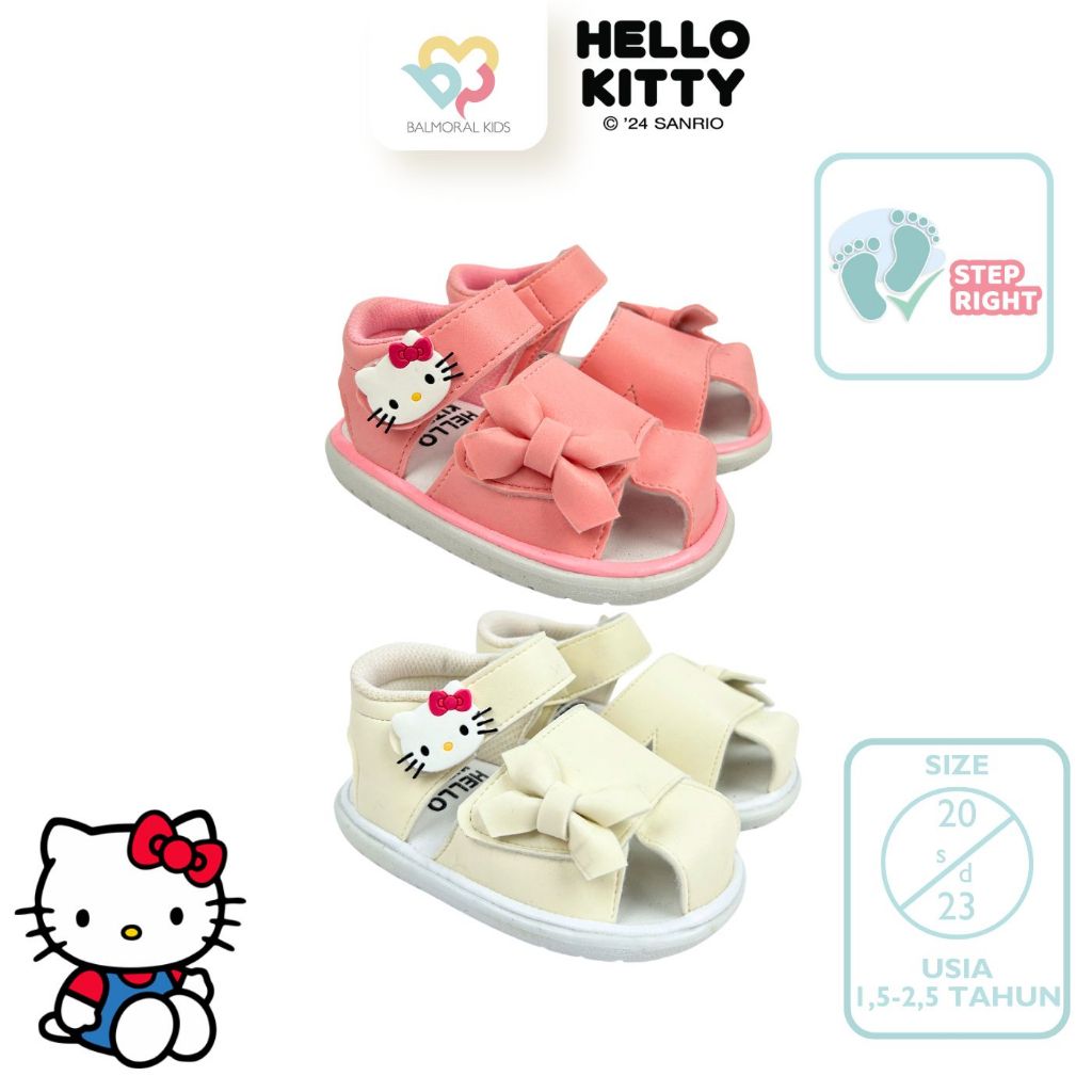 Jual Sepatu Sandal Anak Cicit Girls Hello Kitty 1 - 3 Tahun KT-BBL15 ...
