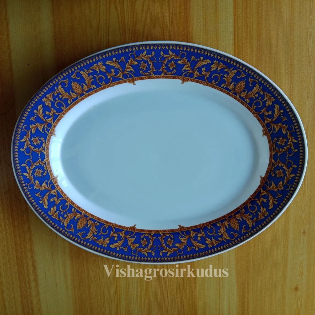 Jual Piring Oval Batik Keramik Cantik | Shopee Indonesia