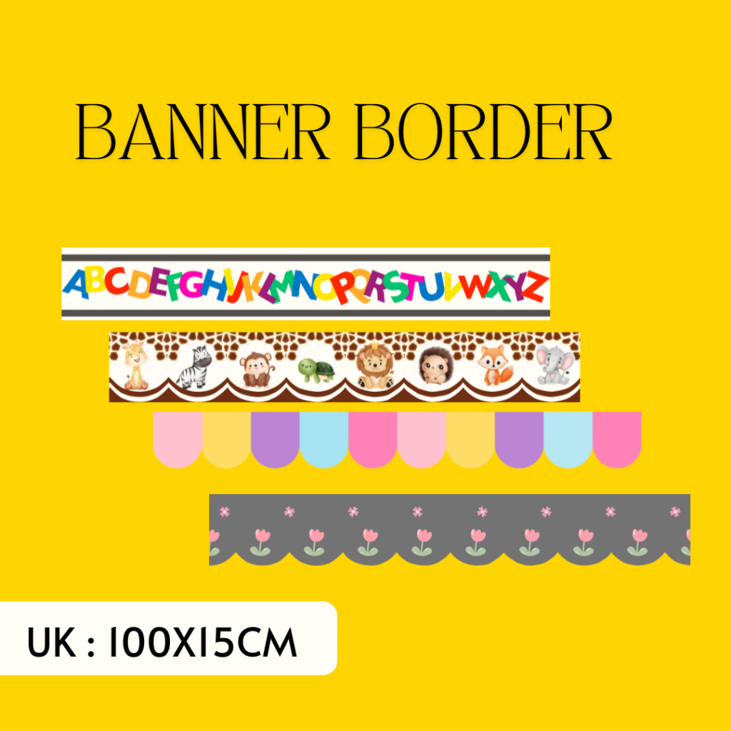 Jual Spanduk List Papan Tulis - Banner Border Papan Sekolah | Shopee ...