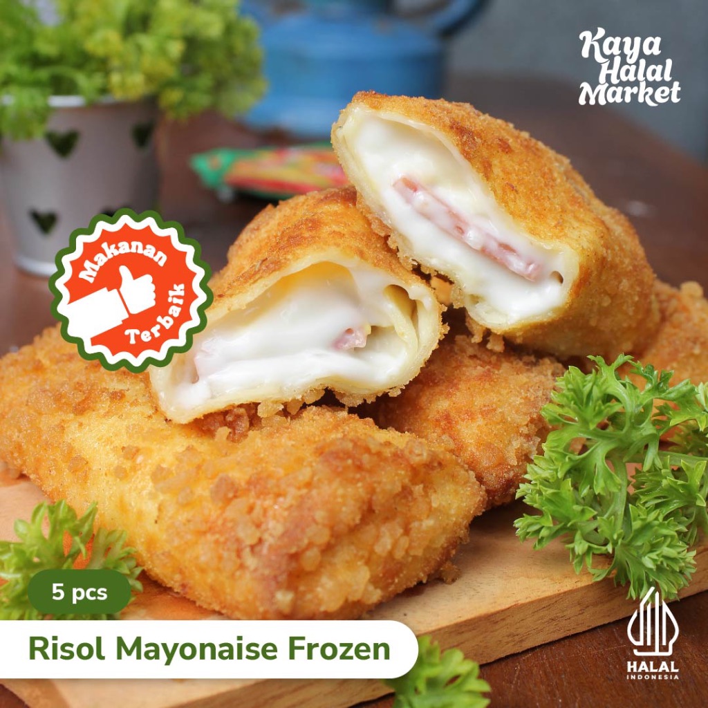 Jual Risol Mayonaise Original Frozen isi 5 Tanpa Pengawet Kaya Halal ...