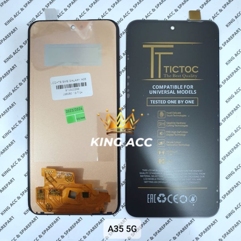 Jual LCD TOUCHSCREEN SAMSUNG GALAXY A35 5G / A356 / A356R BLACK ...