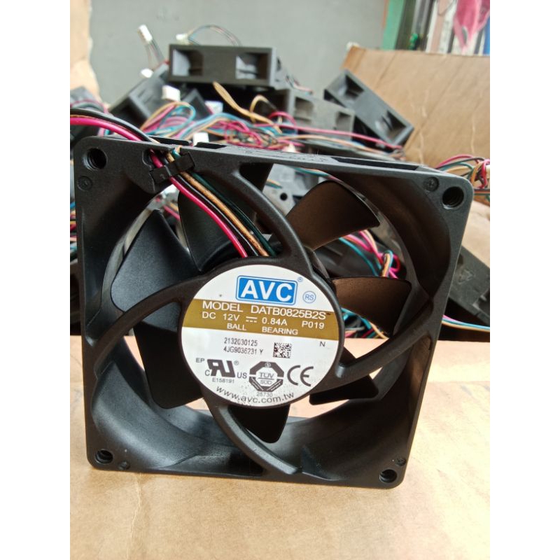 Jual Kipas Cooling Fan High Speed AVC Delta 8x8cm 12v 0.84a | Shopee ...