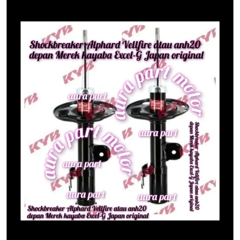 Jual Shockbreaker absorber shock merk kayaba Excel-G Toyota Alphard ...
