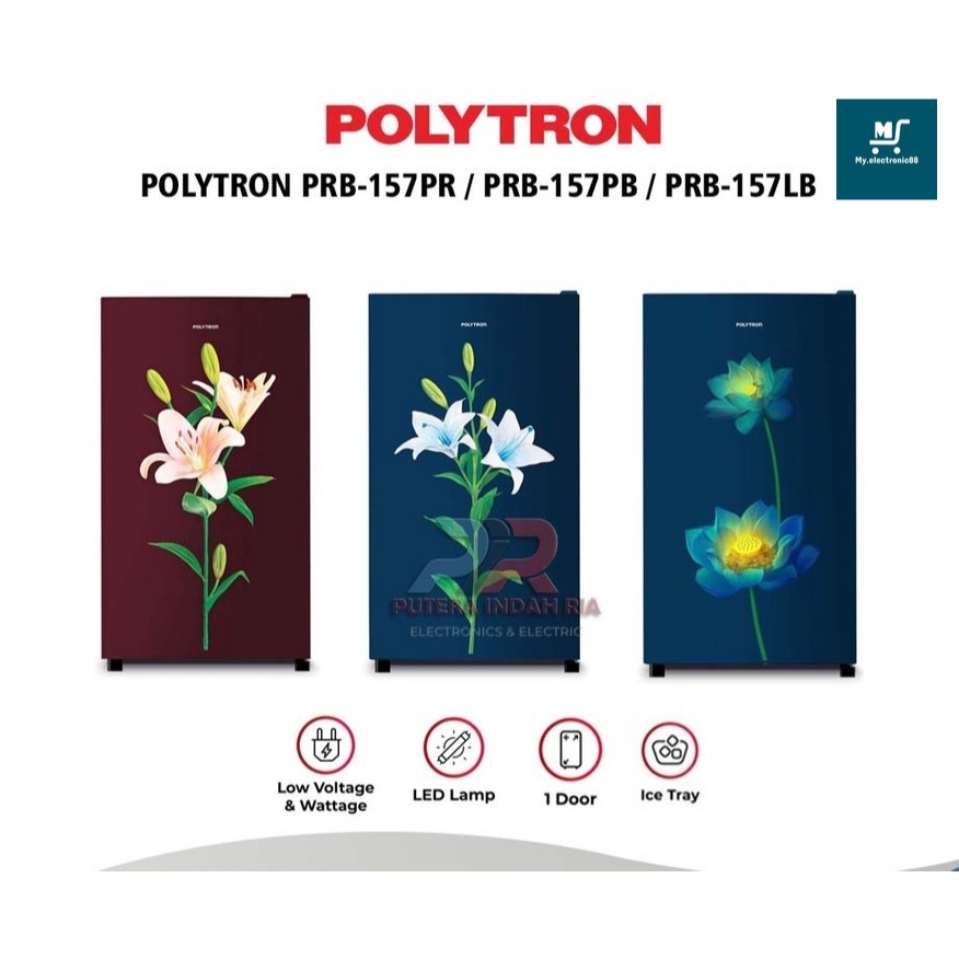 Jual KULKAS POLYTRON 1 PINTU (PRB 157 PR/LB/PB) | Shopee Indonesia