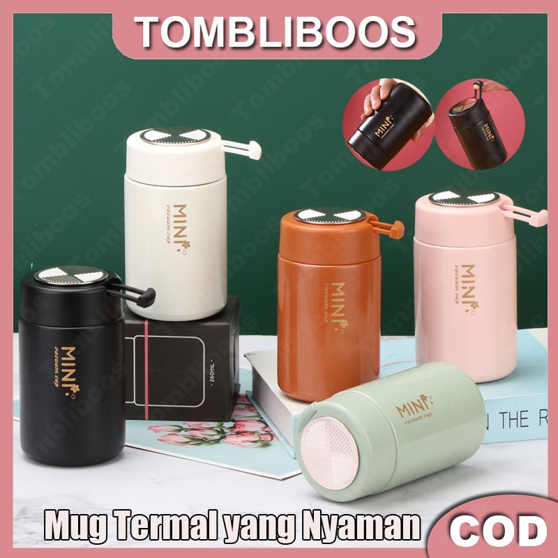 Jual 260ml stainless steel 304 termos Tumbler mini vacuum cup insulated ...