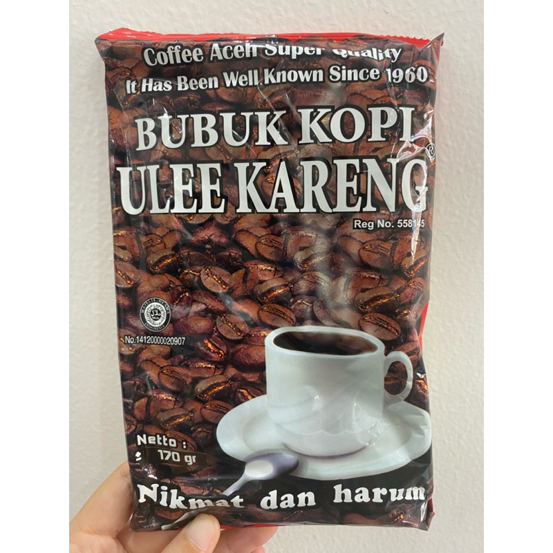 Jual Kopi Bubuk Ulee Kareng | Kopi bubuk Aceh 170gr | Shopee Indonesia