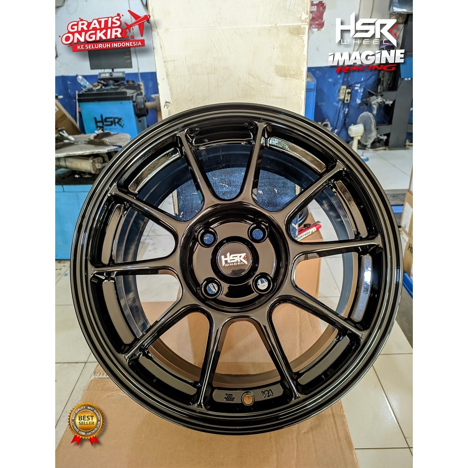 Jual VELG MOBIL RACING HSR ZICO RING 15X7 HOLE 4X100 ET42 BRIO SIGRA AGYA JAZZ YARIS | Shopee ...