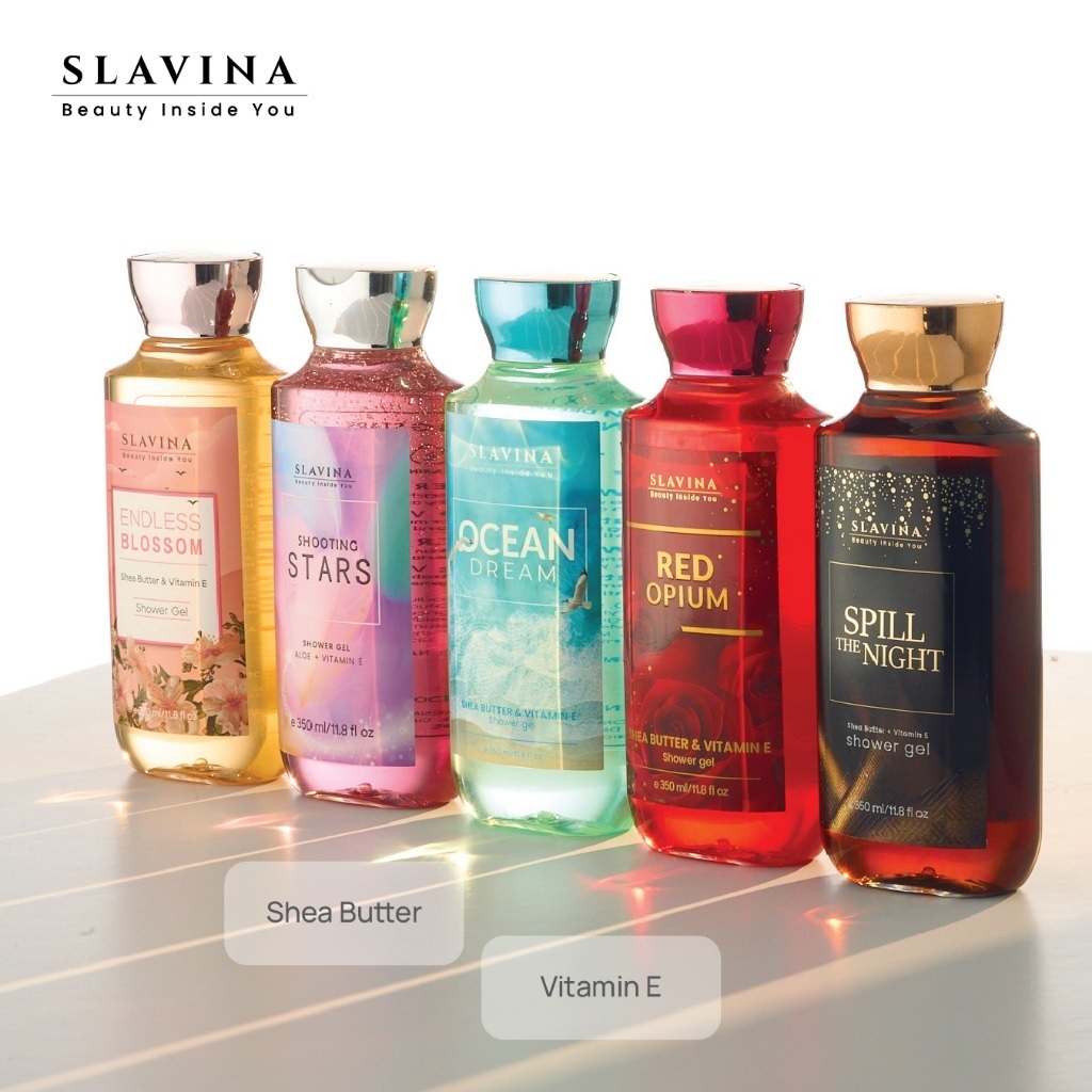 Jual Slavina Beauty Inside You Shower Gel 350 ml | Shopee Indonesia
