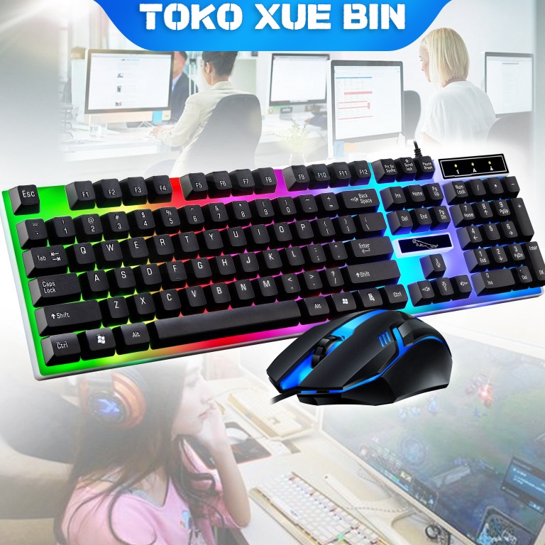 Jual KODE O16L Keyboard G21B Set Keyboard Plus Mouse Keyboard Mouse ...