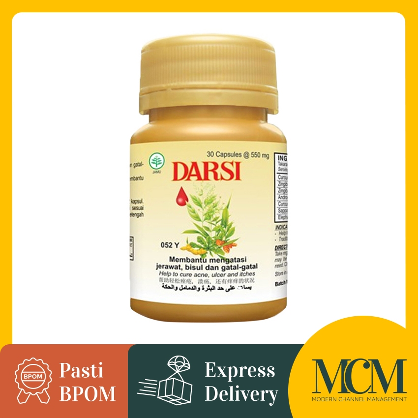 Jual Obat Jerawat Darsi Formulasi - 30 Kapsul | Shopee Indonesia