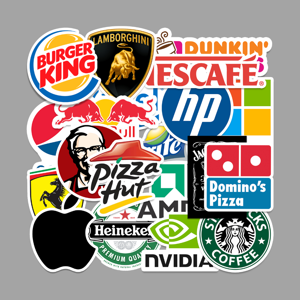 Jual STIKER PACK - BRANDS LOGO [20 PCS] | Shopee Indonesia