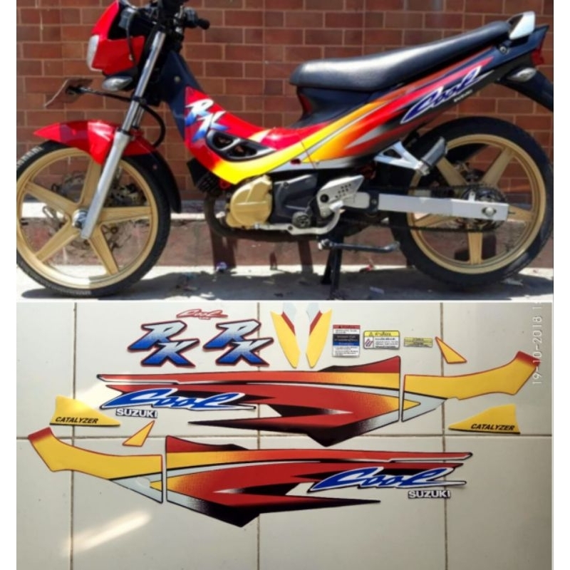 Jual Striping Suzuki Rk Cool Thailand Merah | Shopee Indonesia