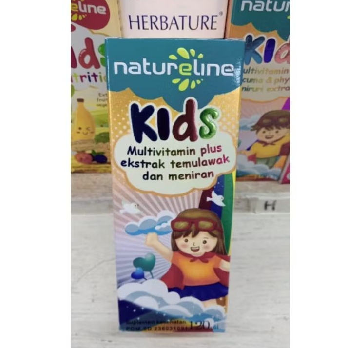 Jual natureline kids multivitamin plus 120ml | Shopee Indonesia