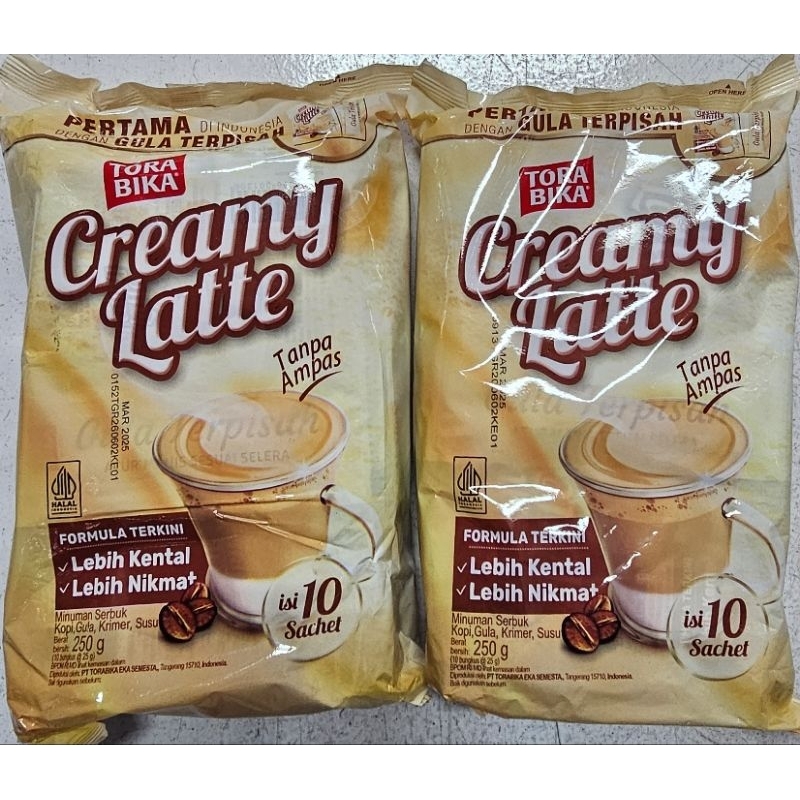 Jual Torabika Creamy Latte 250g - isi 10 sachet | Shopee Indonesia