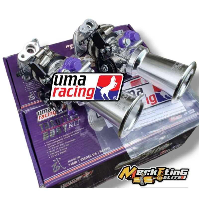 Jual THROTTLE BODY UMA RACING TB 32 34 36 38 40 MX KING Y125ZR PLUS ...