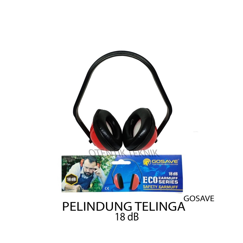 Jual KP8 GOSAVE SAFETY EARMUFF ECO SERIES 18dB PELINDUNG TELINGA ANTI ...