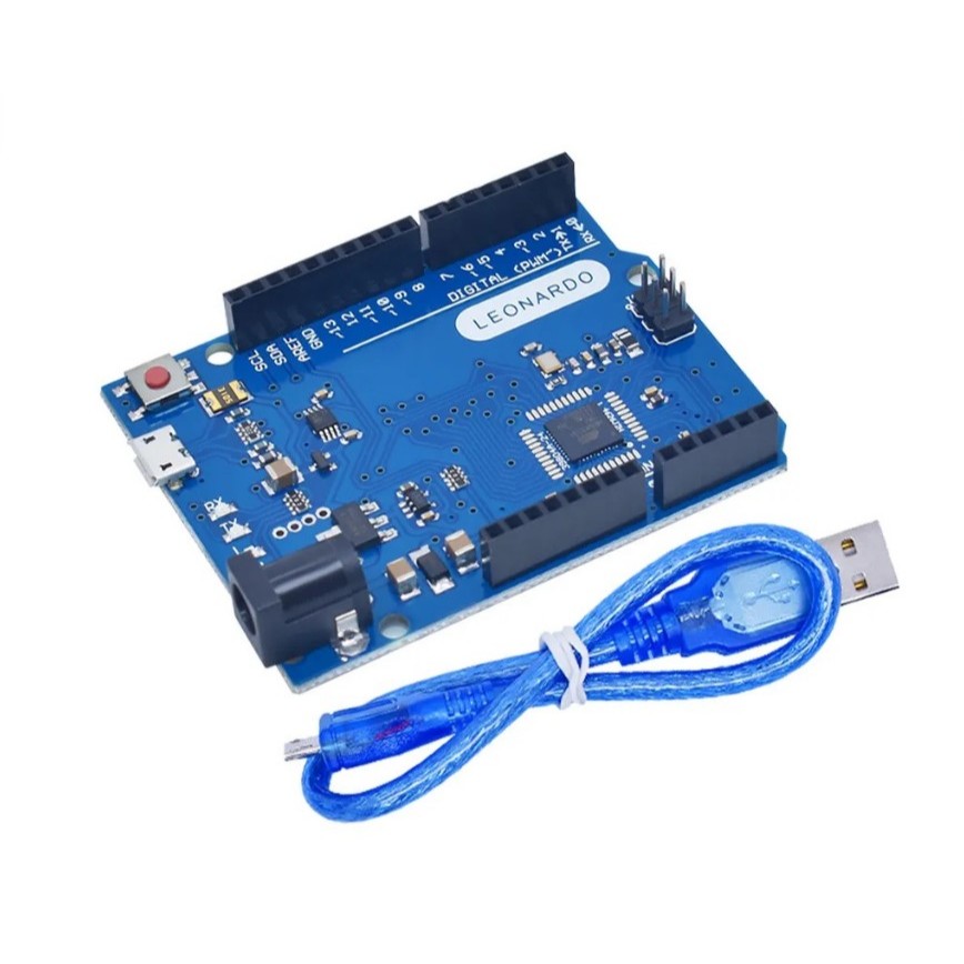 Jual Arduino Leonardo R3 Atmel MEGA32U4 dengan Kabel Micro USB | Shopee Indonesia