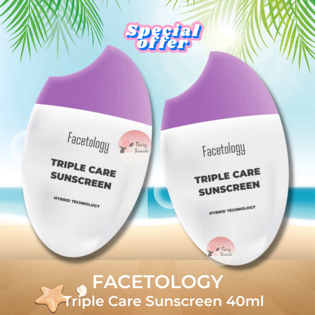 Jual FACETOLOGY TripleCare Triple Care Sunscreen Facetologi Suncreen ...