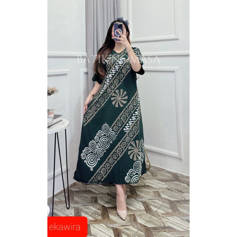 Jual Daster Batik Wanita/Daster Rayon Cap/Daster Busui | Shopee Indonesia