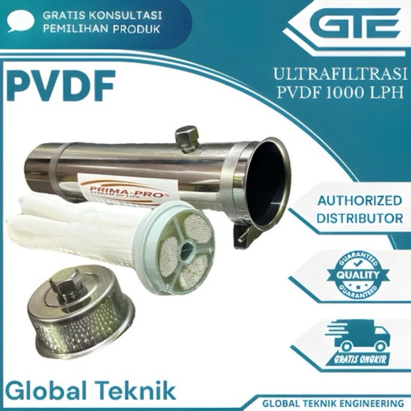 Jual Ultrafiltrasi PVDF Water Pre Filter 1000 LPH UF PVDF 1000 Lph PVDF ...