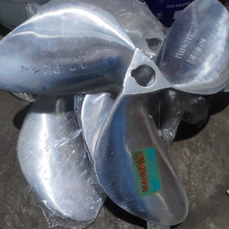 Jual kipas perahu no 27 3 32 alumunium baling baling propeller kapal ...