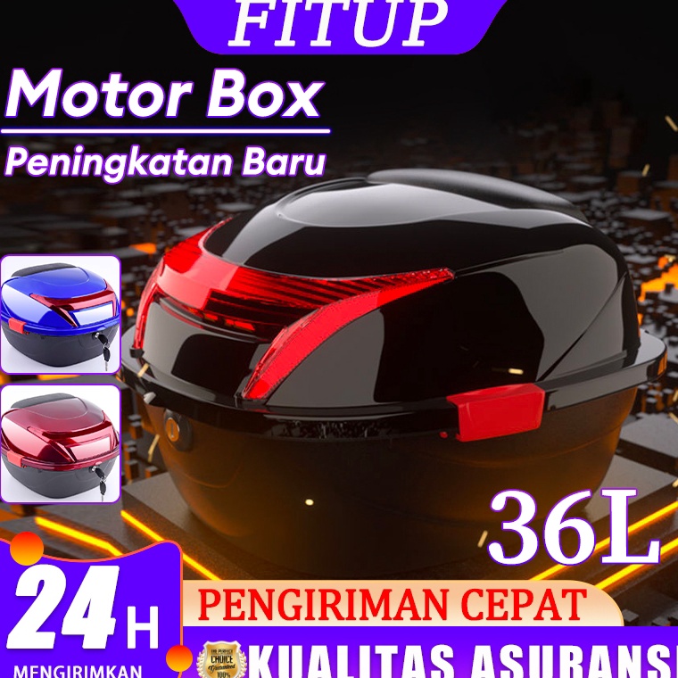 Jual Terbaik 36L Motor Box Belakang Motor Kapasitas Tas Motor Tailbag ...