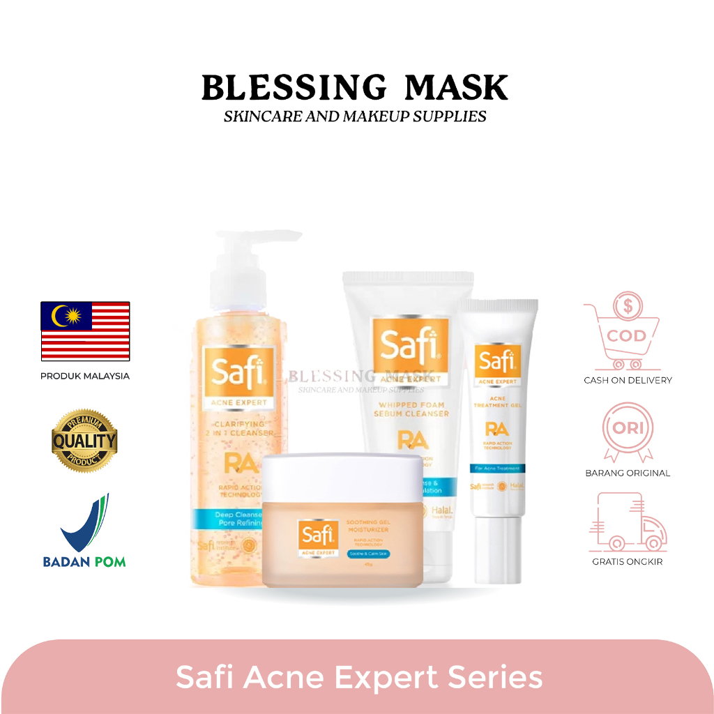 Jual Safi Acne Expert Series | Whipped Foam Sebum Cleanser Jerawat ...