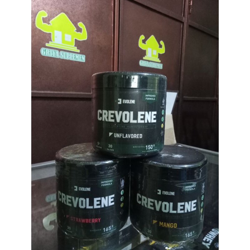 Jual EVOLENE CREVOLENE 150gr & 300gr Micronized Creatine Monohydrate ...