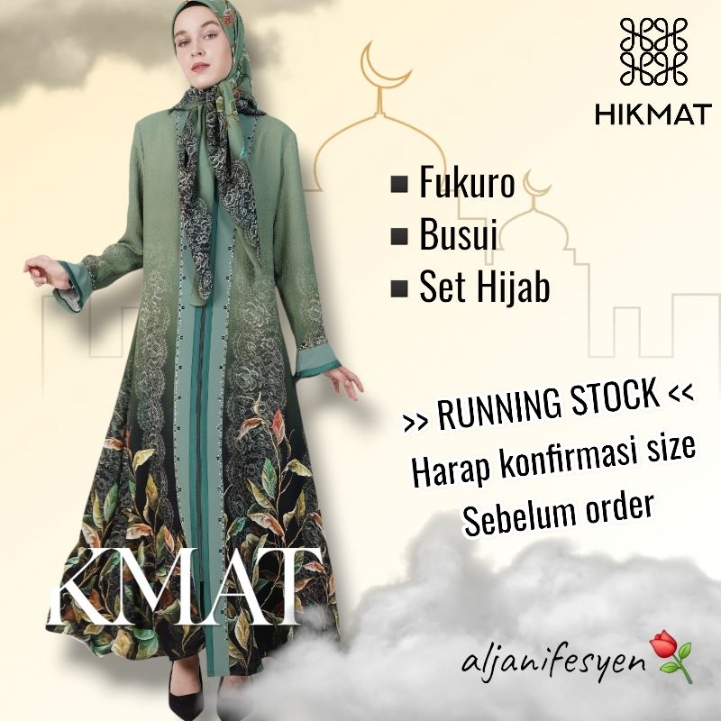 Jual Abaya Hikmat Fashion Original A5633-08 | Shopee Indonesia