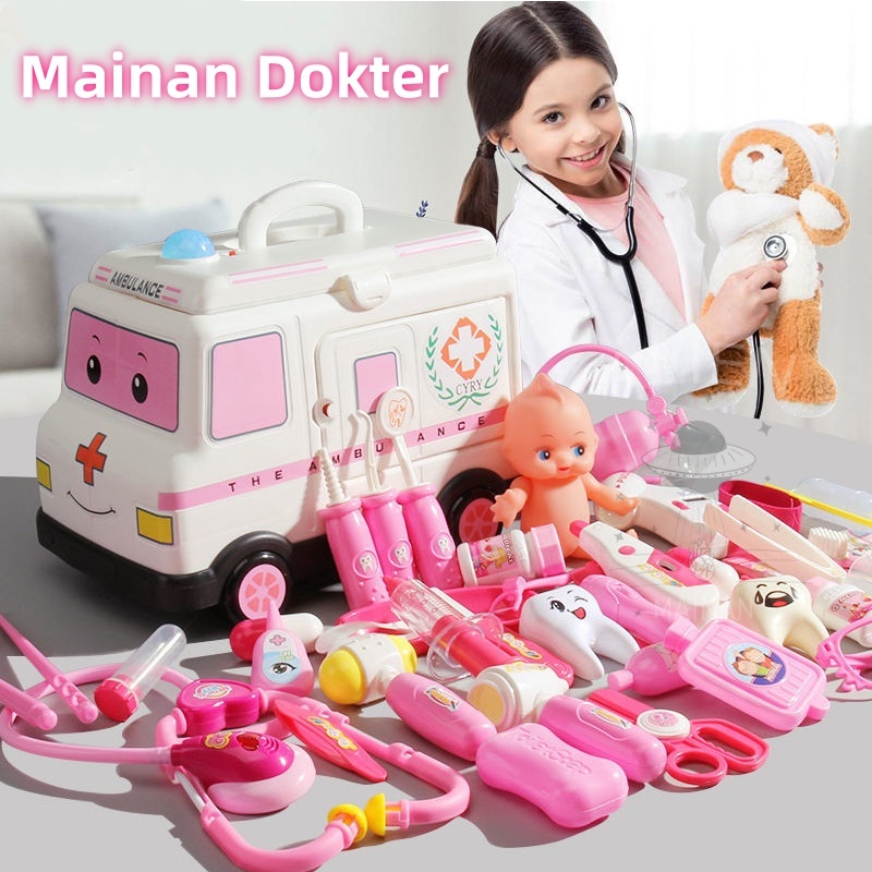 Jual 74Pcs Mainan Anak Doctor Koper Mainan Anak Anak Perempuan Dokter ...