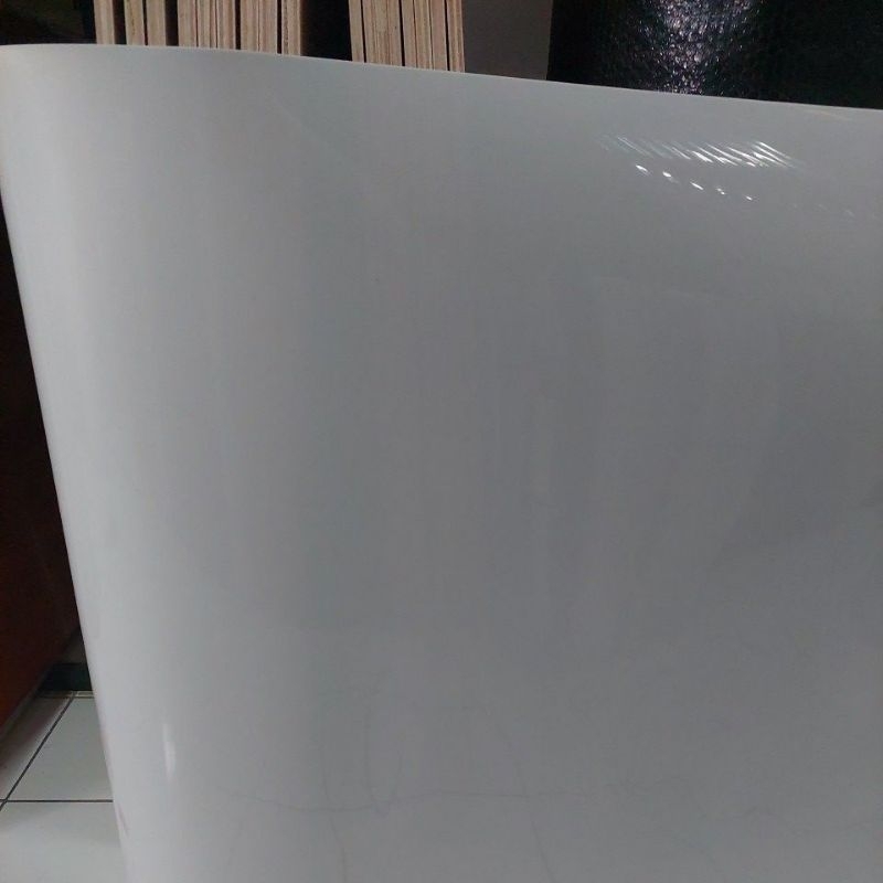 Jual Fiber Pagar Polos Putih Susu Full Per Meter | Shopee Indonesia