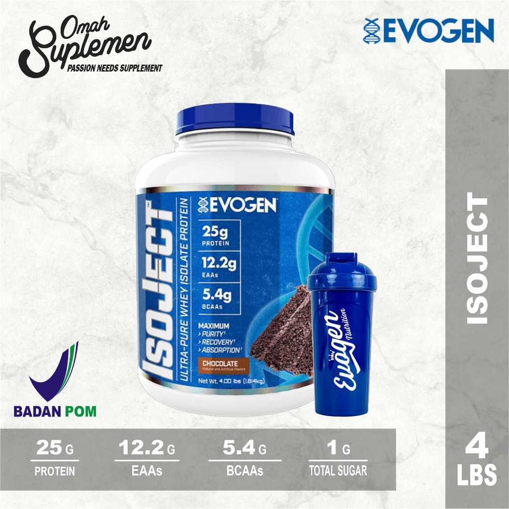 Jual Evogen Isoject 4 lbs Ultra Pure Whey Isolate Protein | Shopee ...