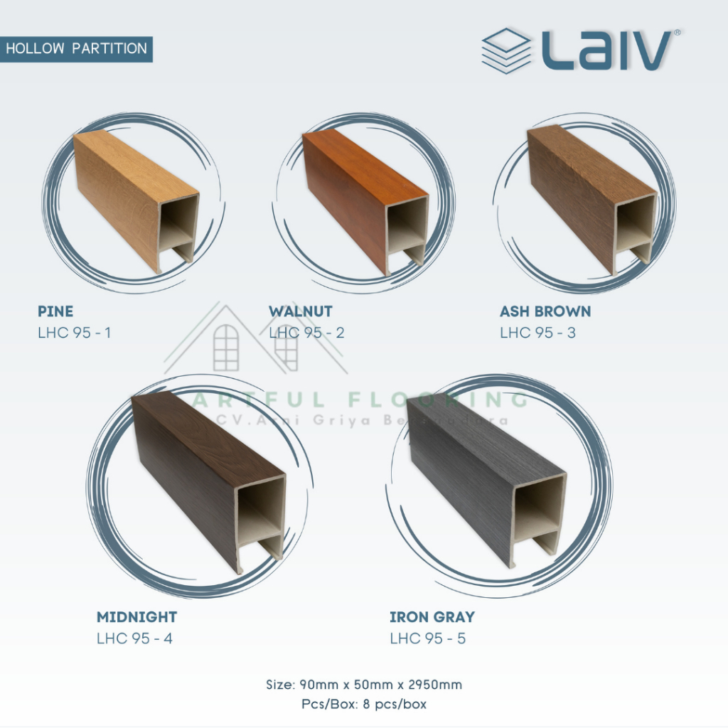 Jual Partisi Hollow indoor Click on PVC - Kisi Kisi / Pembatas Ruangan ...
