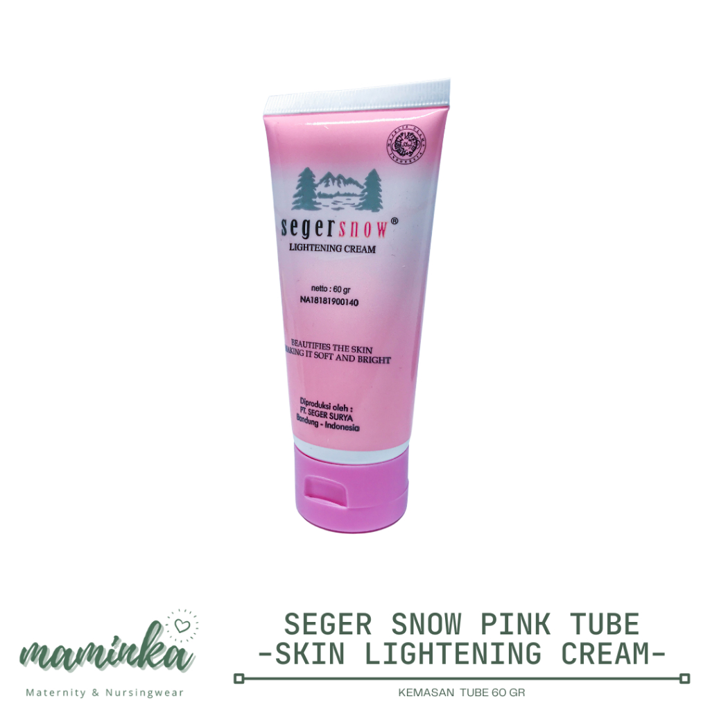 Jual Seger Snow Lightening Cream Tube 60gr (PINK BESAR TUBE) | Shopee ...