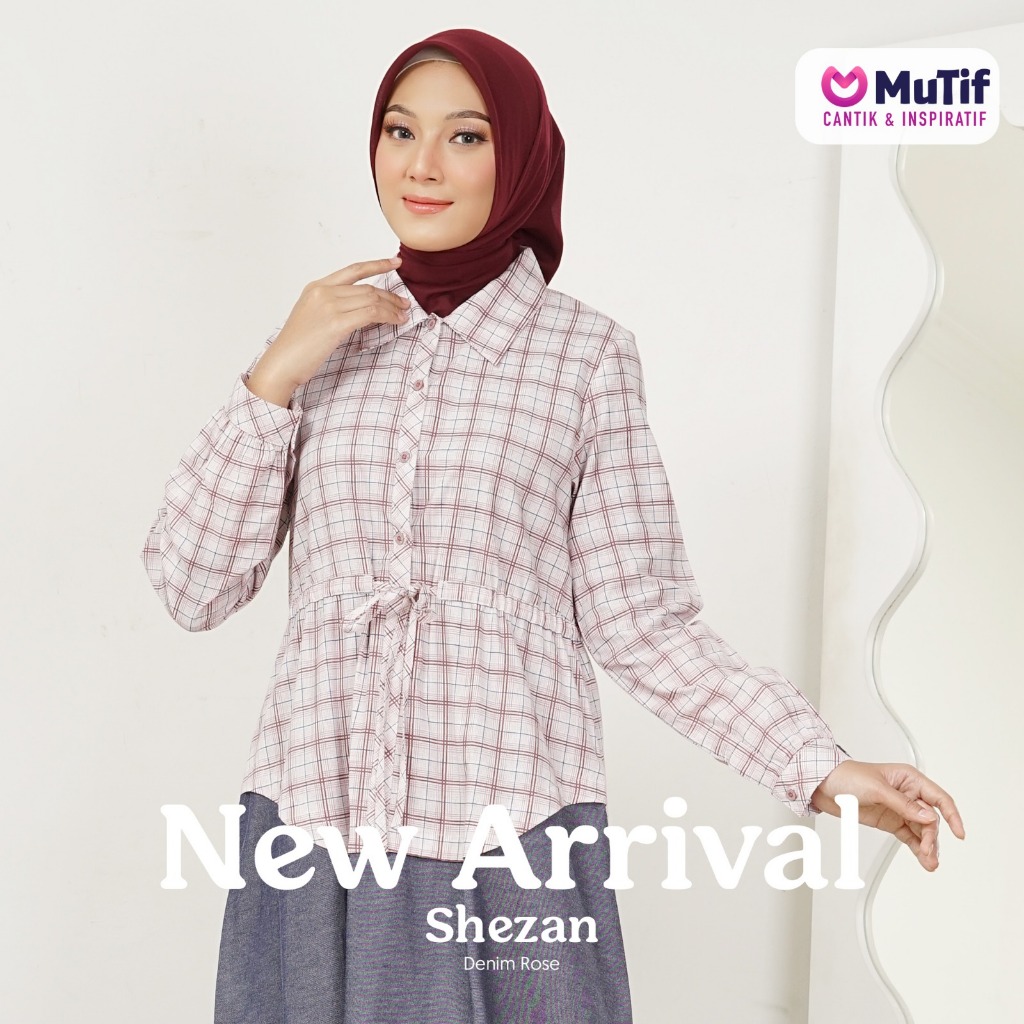 Jual MUTIF | Shezan - DENIM ROSE | Dress Muslimah | Gamis MuTif / ORI ...