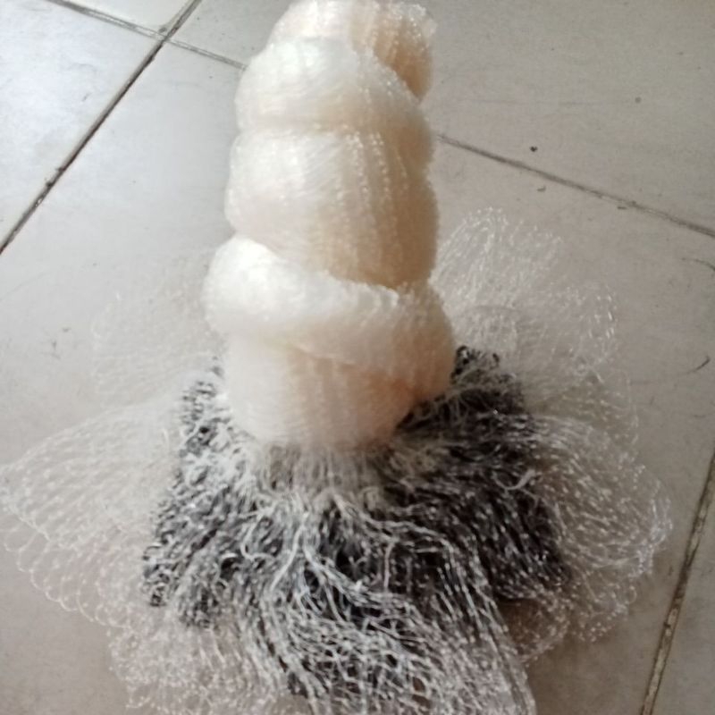 Jual Jala Lempar Ikan/Udang senar 9 Feet 2,7m lubang 3/4inc siap pakai ...