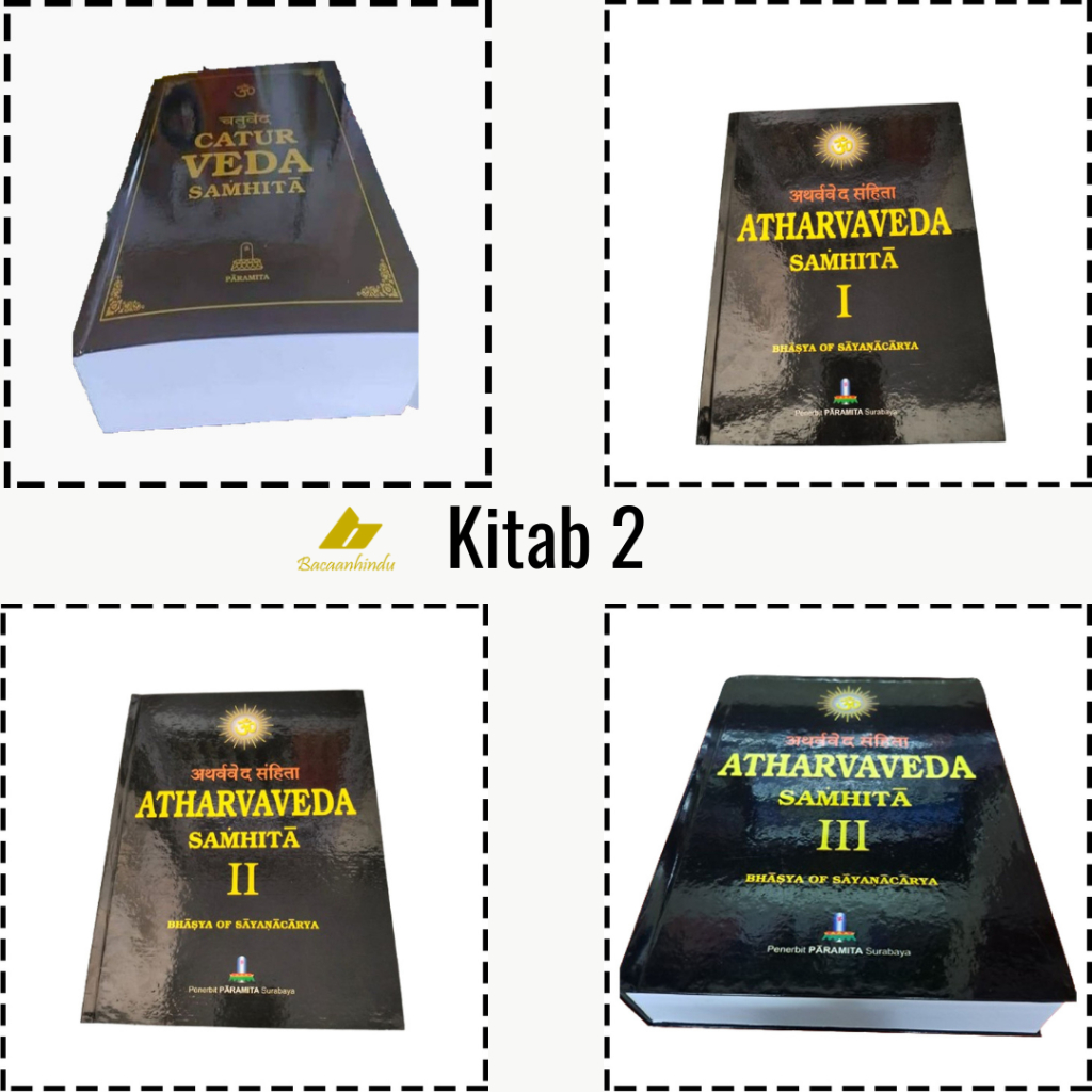 Jual Buku Catur Veda Atharva Veda Samhita Jilid 1 2 dan 3 Agama Hindu | Shopee Indonesia