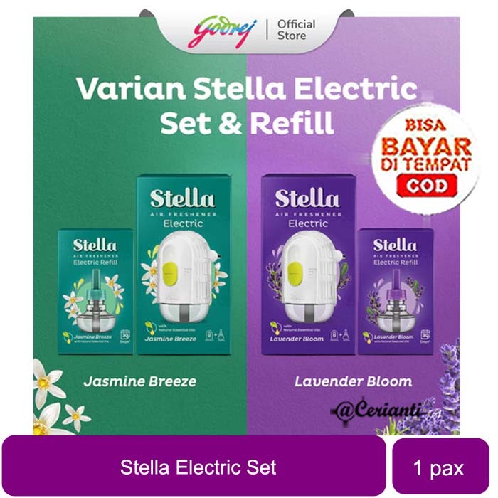 Jual STELLA STELA SET LISTRIK + REFIL 25ML TINGGAL COLOK LISTRIK ...