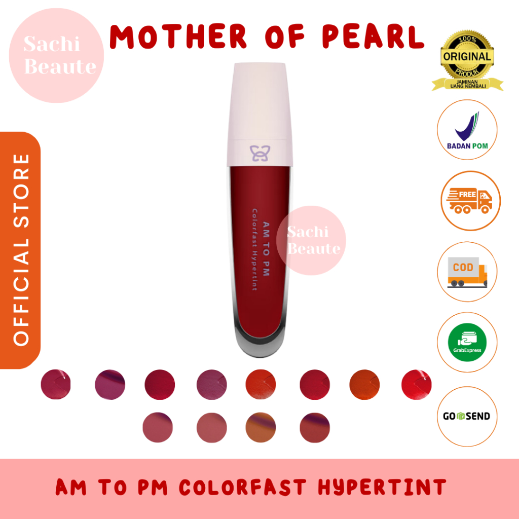 Jual MOP - AM to PM Colorfast Hypertint Glossy Finish BPOM | Shopee ...