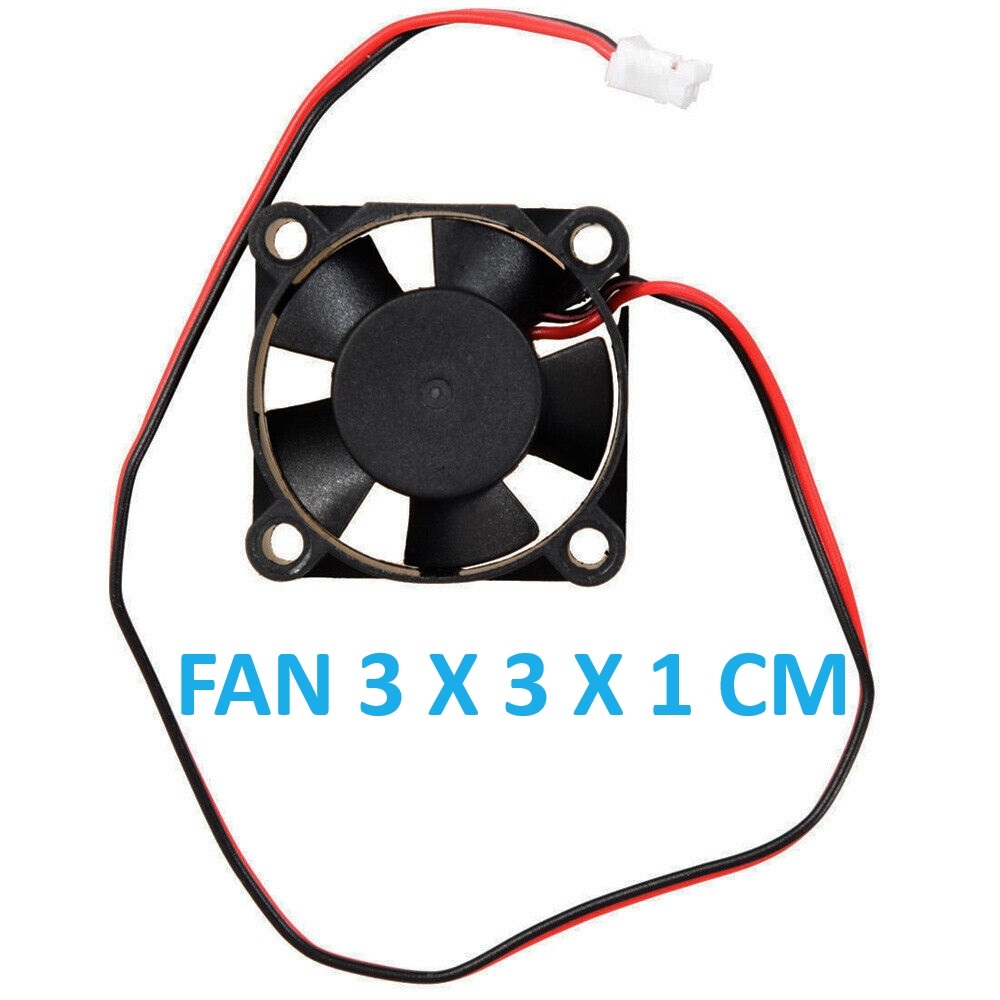 Jual Kipas Pendingin 3x3x1 cm Fan Cooling Brushless 5V DC 30x30x10 mm exhaust Brushless Motor ...