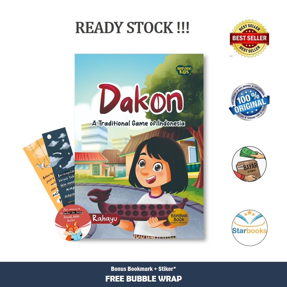 Jual Amazing Kids - Buku Dakon: A Traditional Game of Indonesia (Anak ...