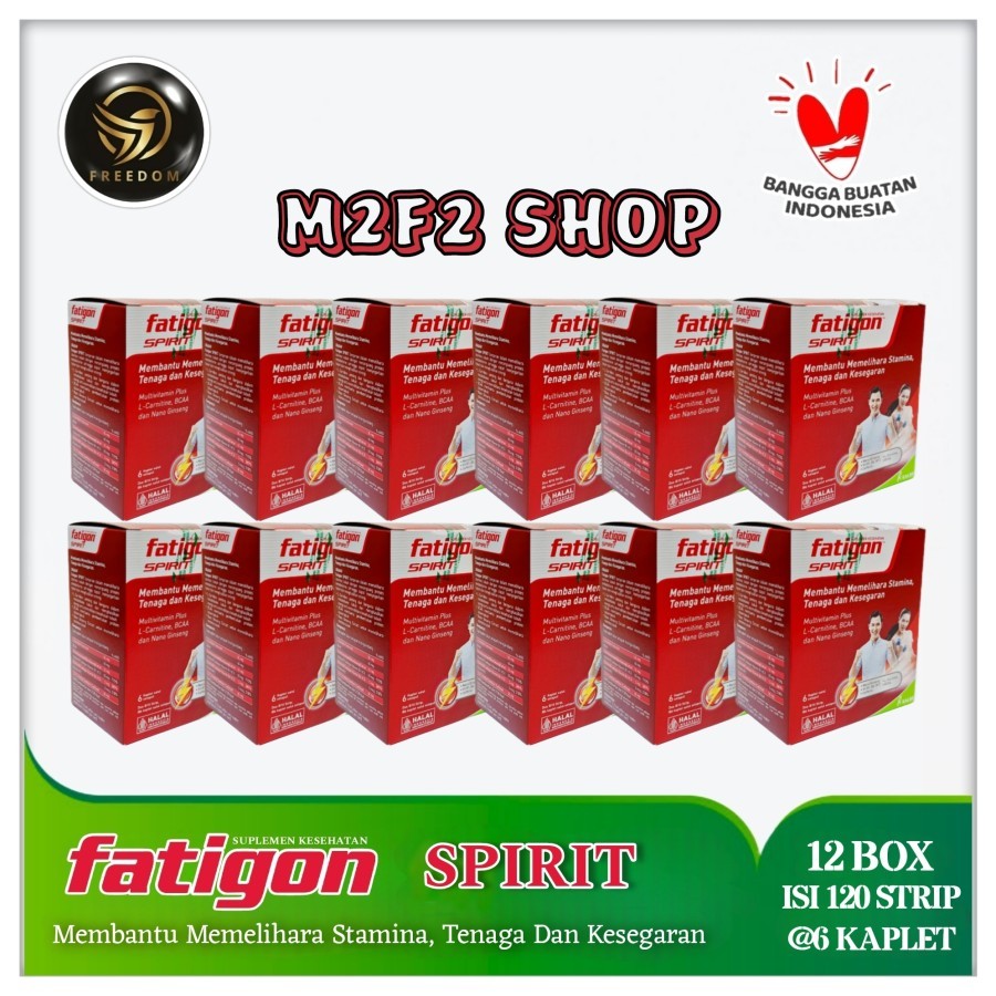 Jual Fatigon Spirit Multivitamin Plus Suplement Kesehatan | Strip - 6 ...