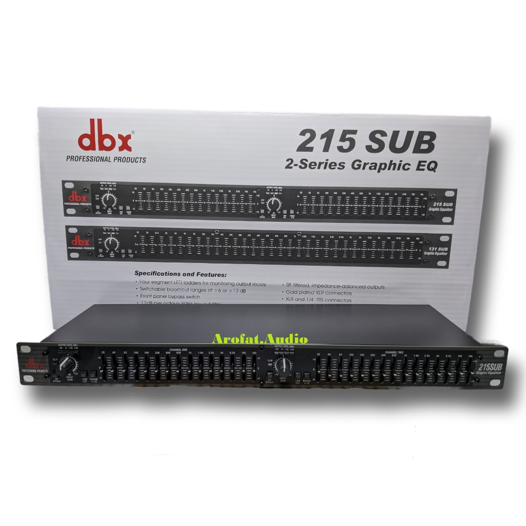 Jual Equalizer DBX 215 Sub/ 215Sub Subwoofer / 215 SUB | Shopee Indonesia