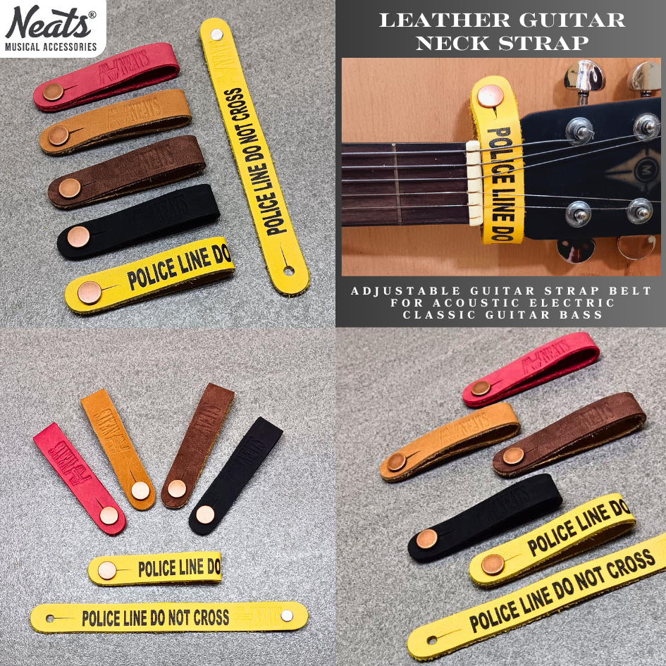 Jual GUITAR STRAPS FAUX LEATHER STRAPS HOOK BUTTON / HOOK STRAP ...