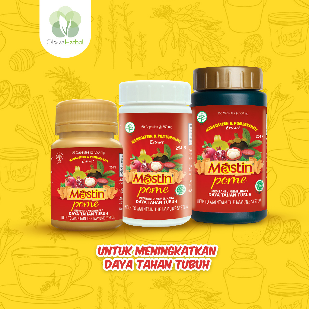 Jual Membantu Memelihara Daya Tahan Tubuh Mastin Pome Kapsul | Shopee ...